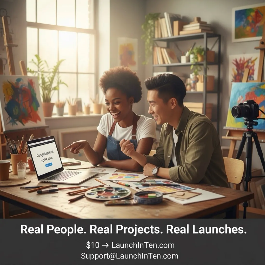 Build a Unique Landing Page with Launch In Ten – AI-Powered Website Builder